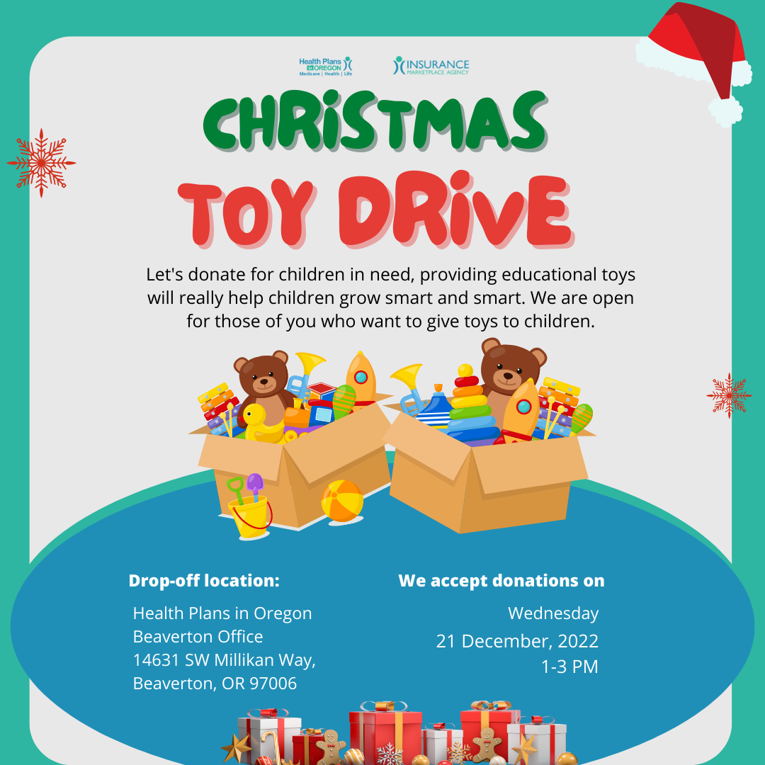 Join Integrity Gives Back Toy Drive - Health Plans In Oregon